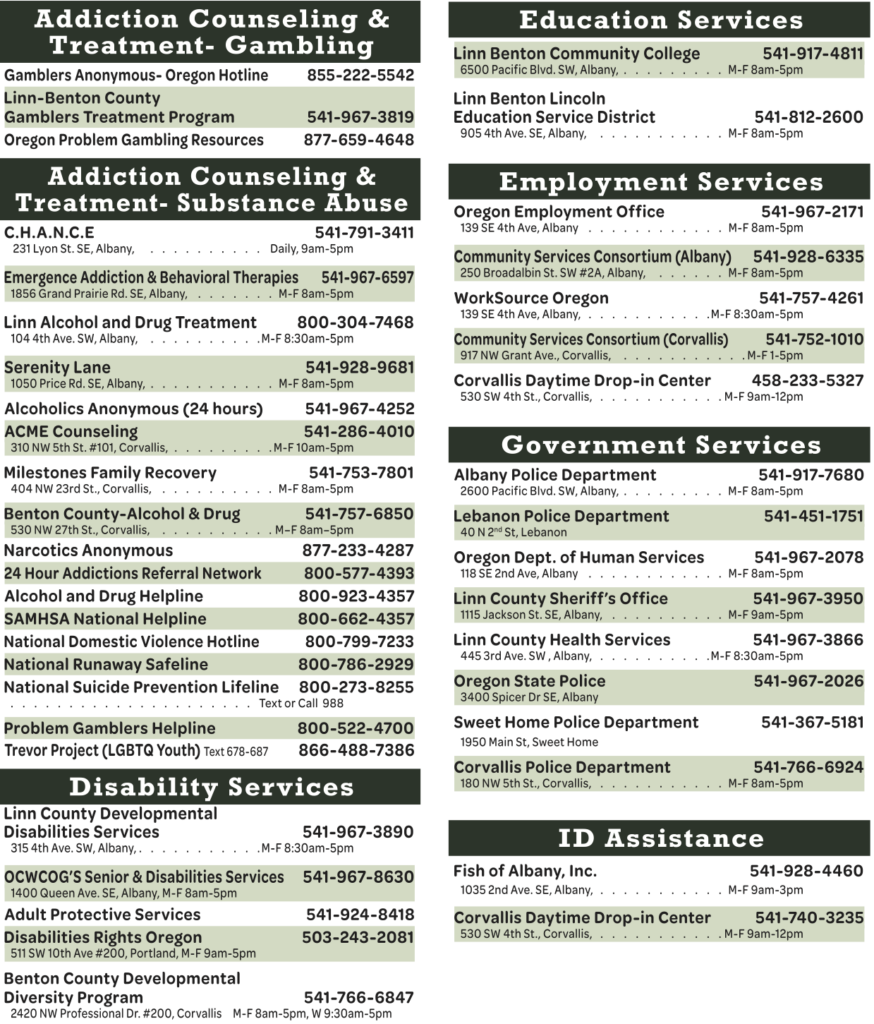 Linn County Sheriff's Office Community Resources - Linn County Sheriff ...