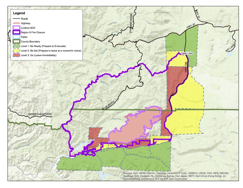 Lookout Fire Update: August 23, 2023, 12:00 p.m. - Linn County Sheriff ...