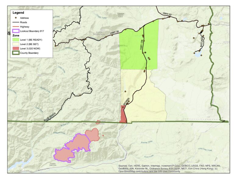Lookout Fire Update: August 18, 2023, 12:45 p.m. - Linn County Sheriff ...