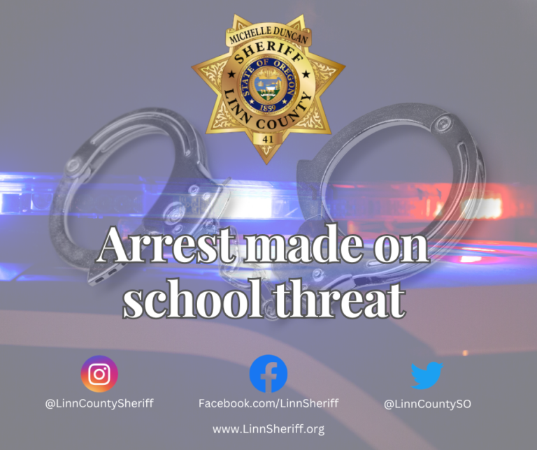 Linn County Sheriff's Deputies Arrest Juvenile - Linn County Sheriff's ...