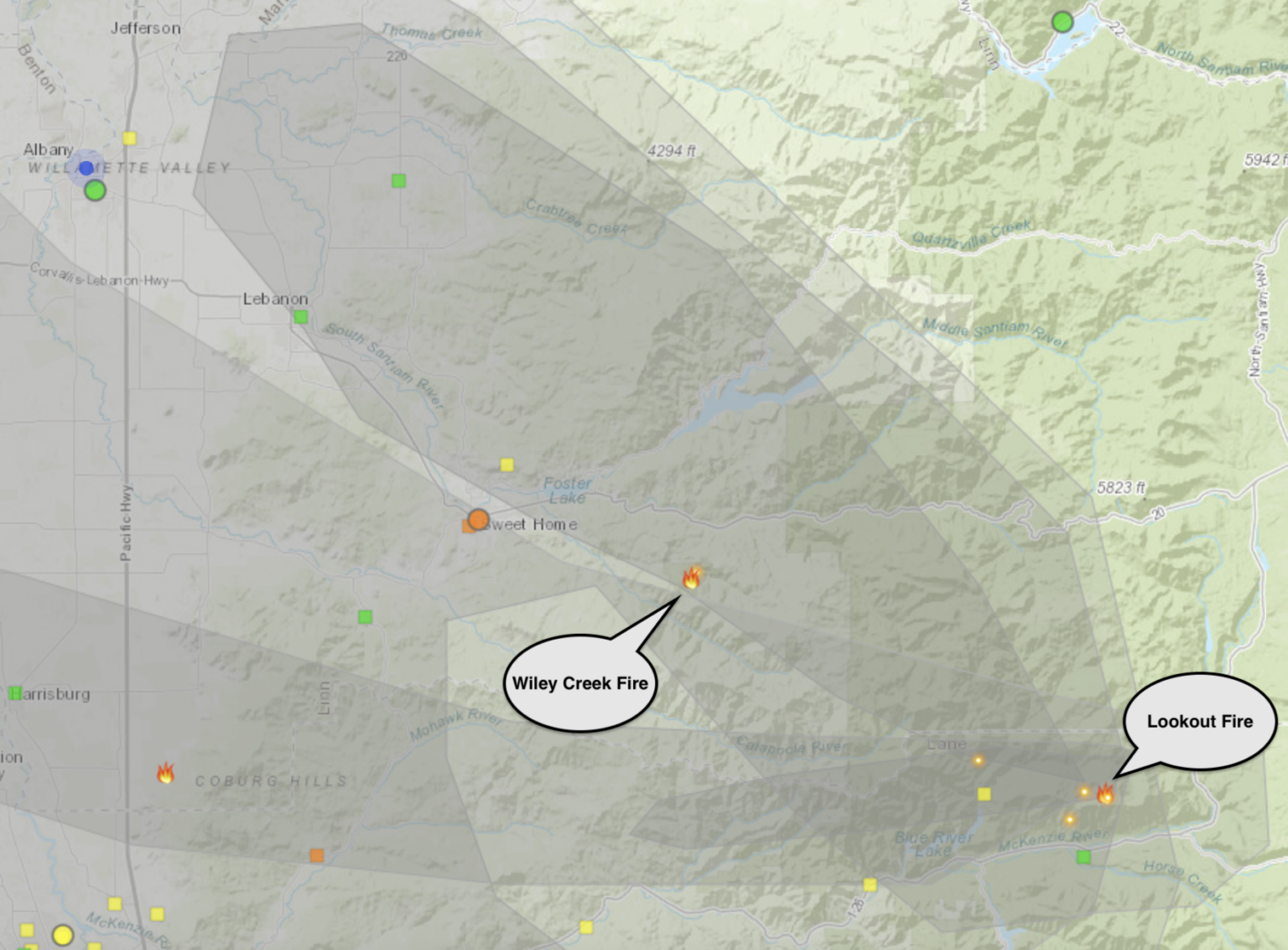 WILEY CREEK FIRE Update: August 14, 2023, 10:15 a.m. - Linn County ...